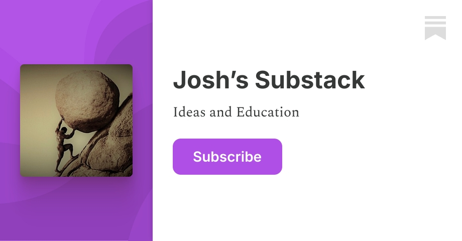 Josh’s Substack | Josh Jacobs | Substack