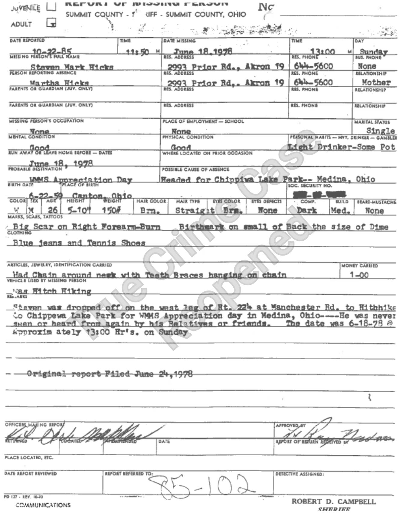 Was Steven Hicks Really Jeffrey Dahmer's First Victim? PART 1
