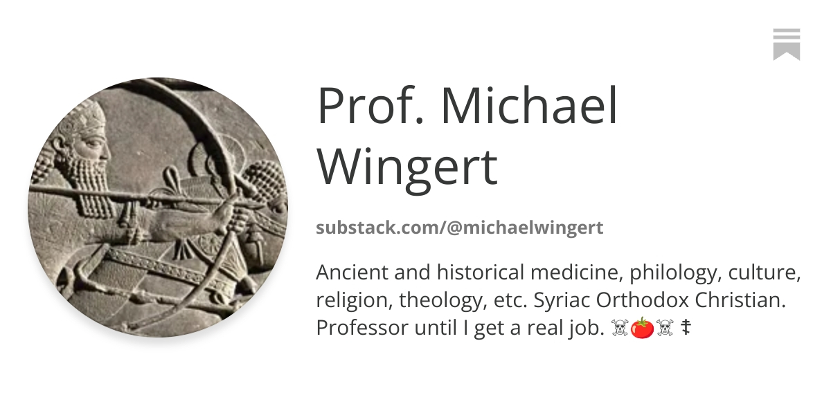 Prof. Michael Wingert | Substack