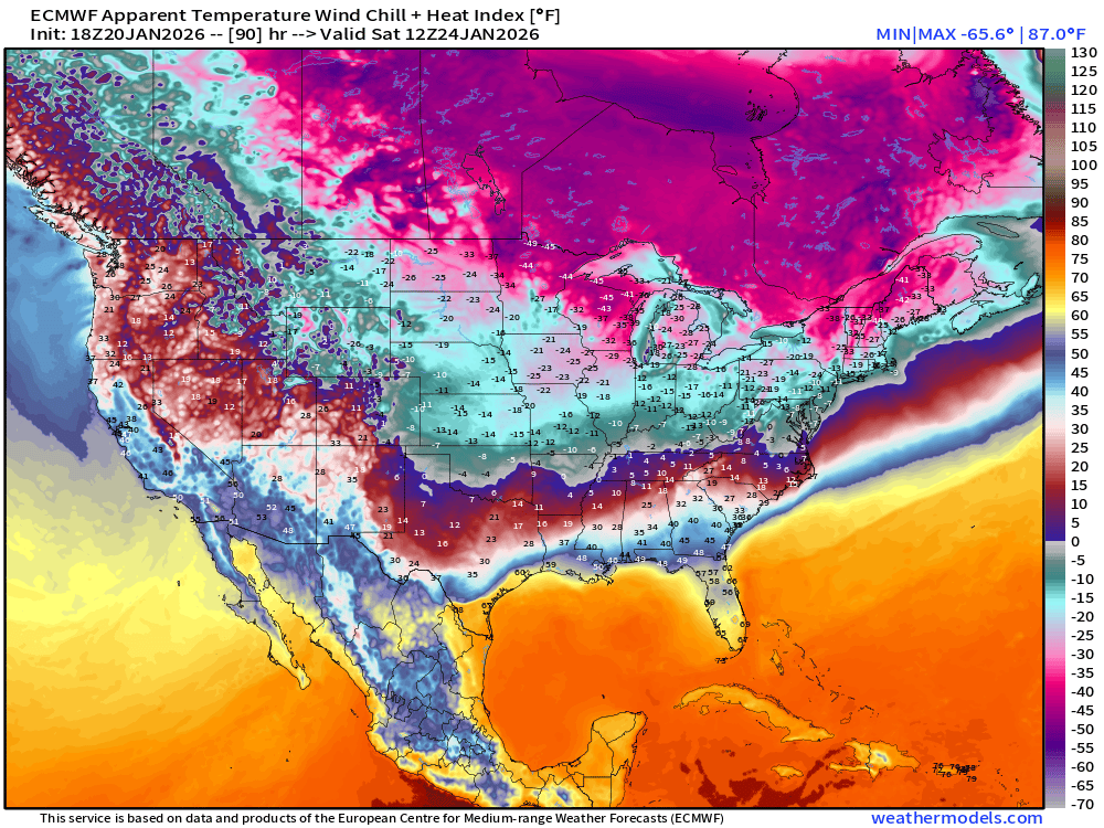 January 20, 2026 Tuesday Ice Storm Forecast