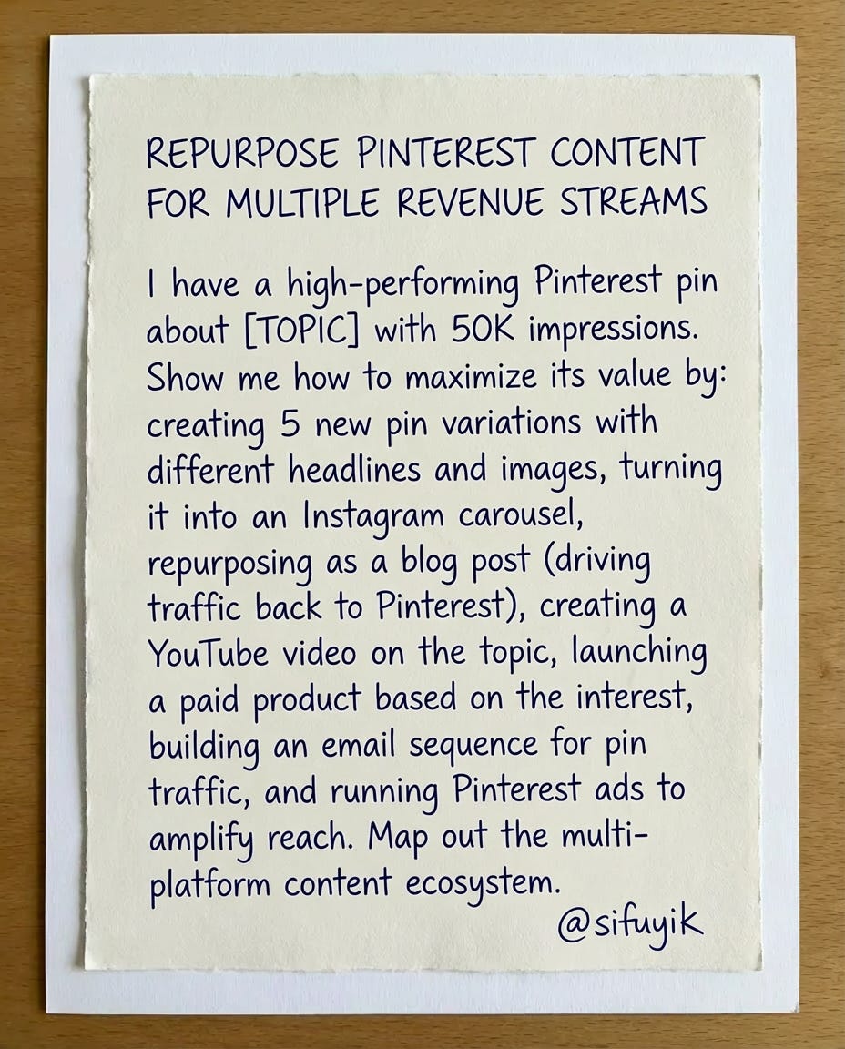 CHATGPT + PINTEREST = $$$$ Even a 12-year-old can do this.