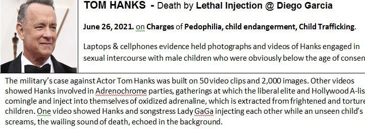 FBI Obtains Isaac Kappy Tape Proving Tom Hanks Is a Serial Pedophile