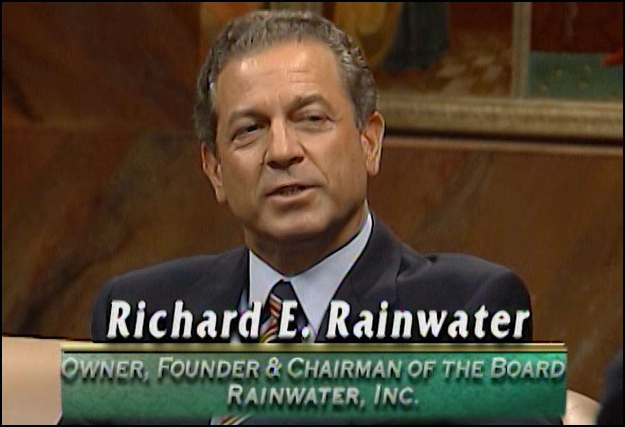 Letter #159: Richard Rainwater (1997) - by Kevin Gee