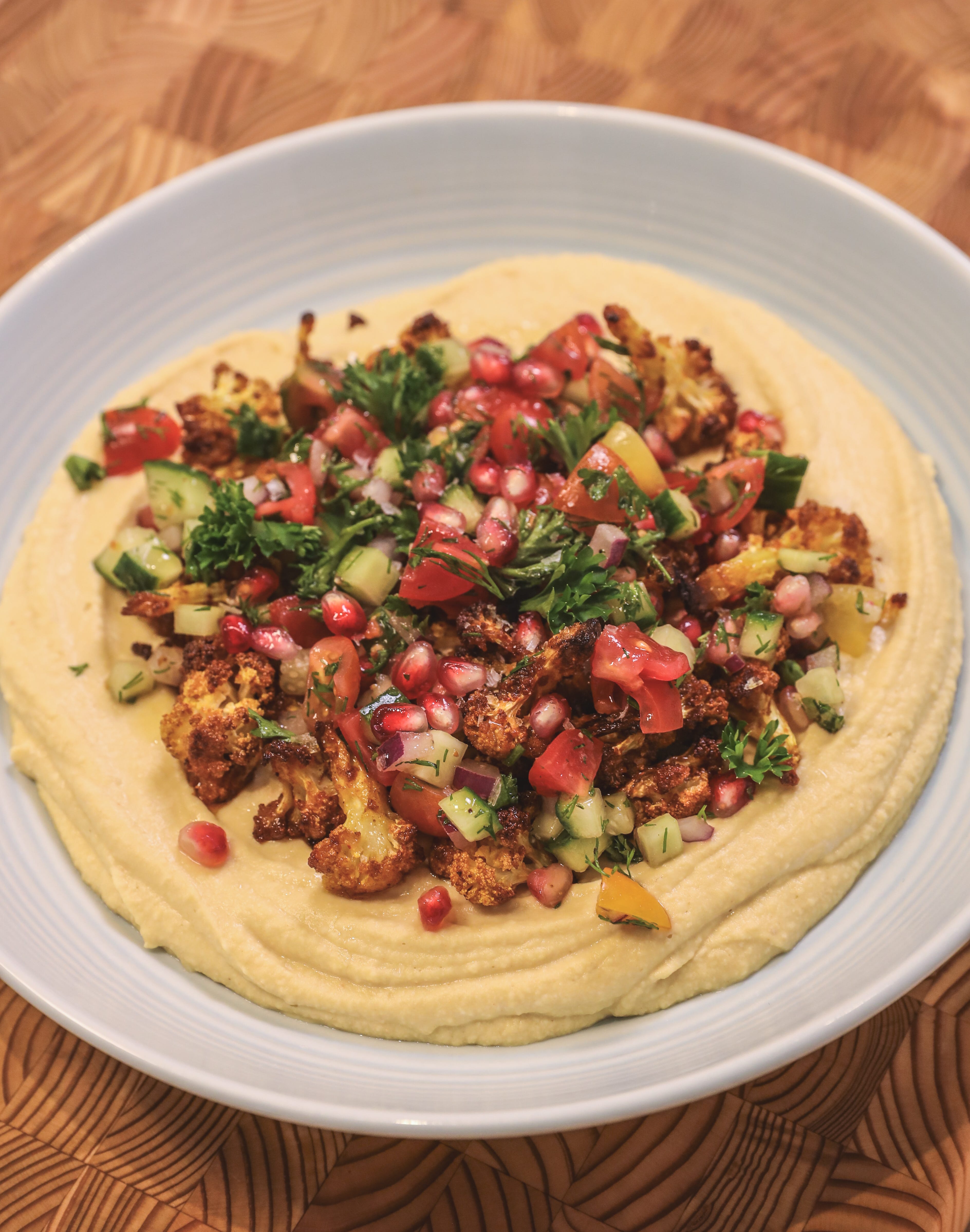 Creamy Hummus Bowl - Plated by Liz's Substack