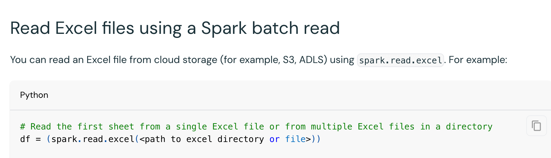 Databricks/Spark Excel Data Source - by Daniel Beach