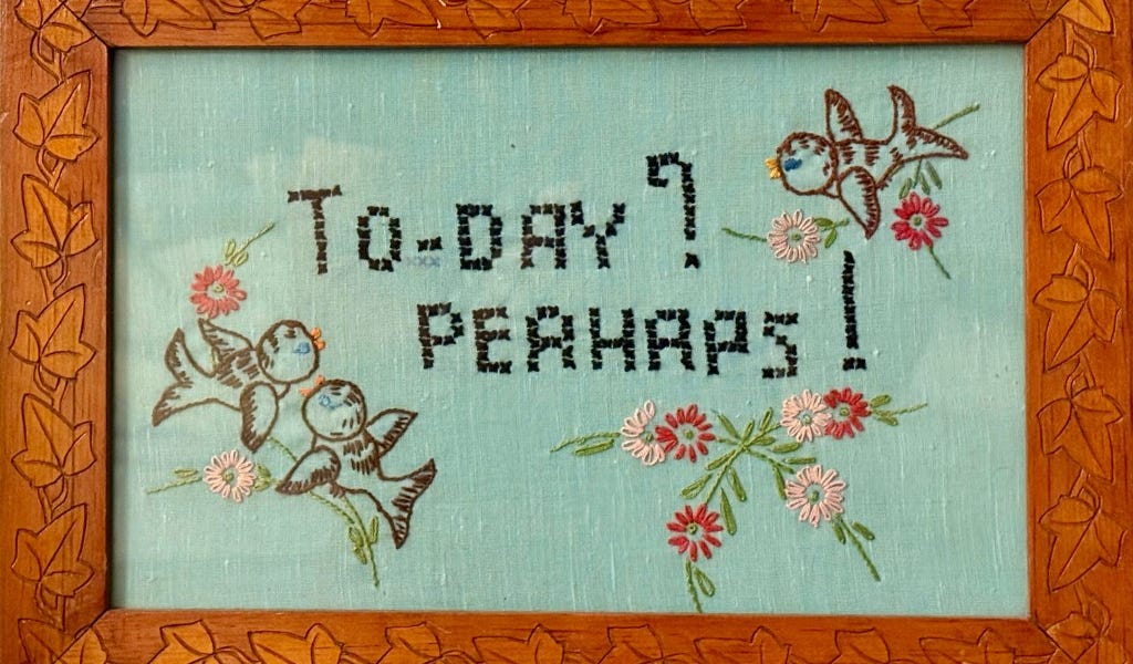 Day 7: Today - by JD Spainhour - Too Many Words