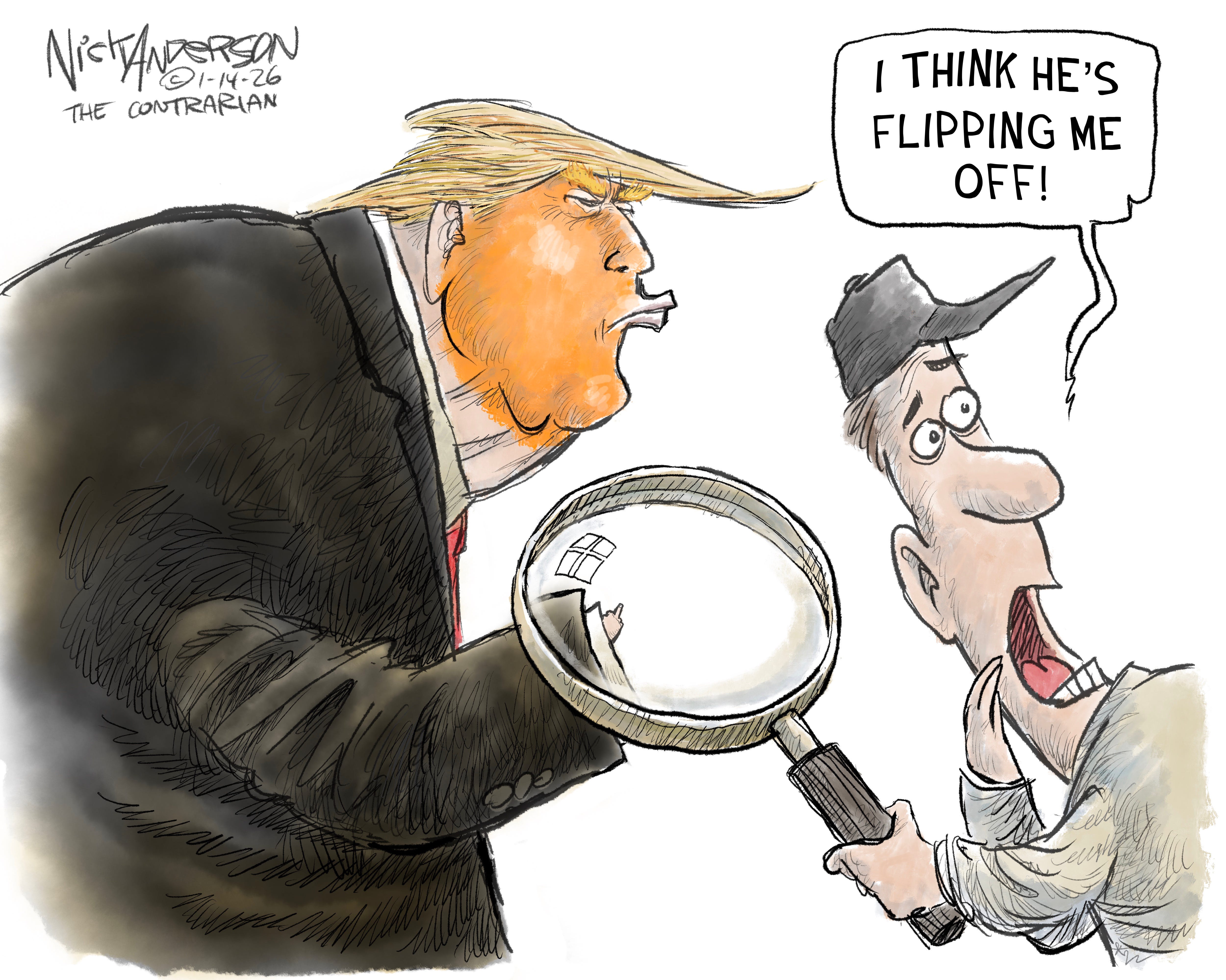 Flipping Out - by Nick Anderson - Pen Strokes