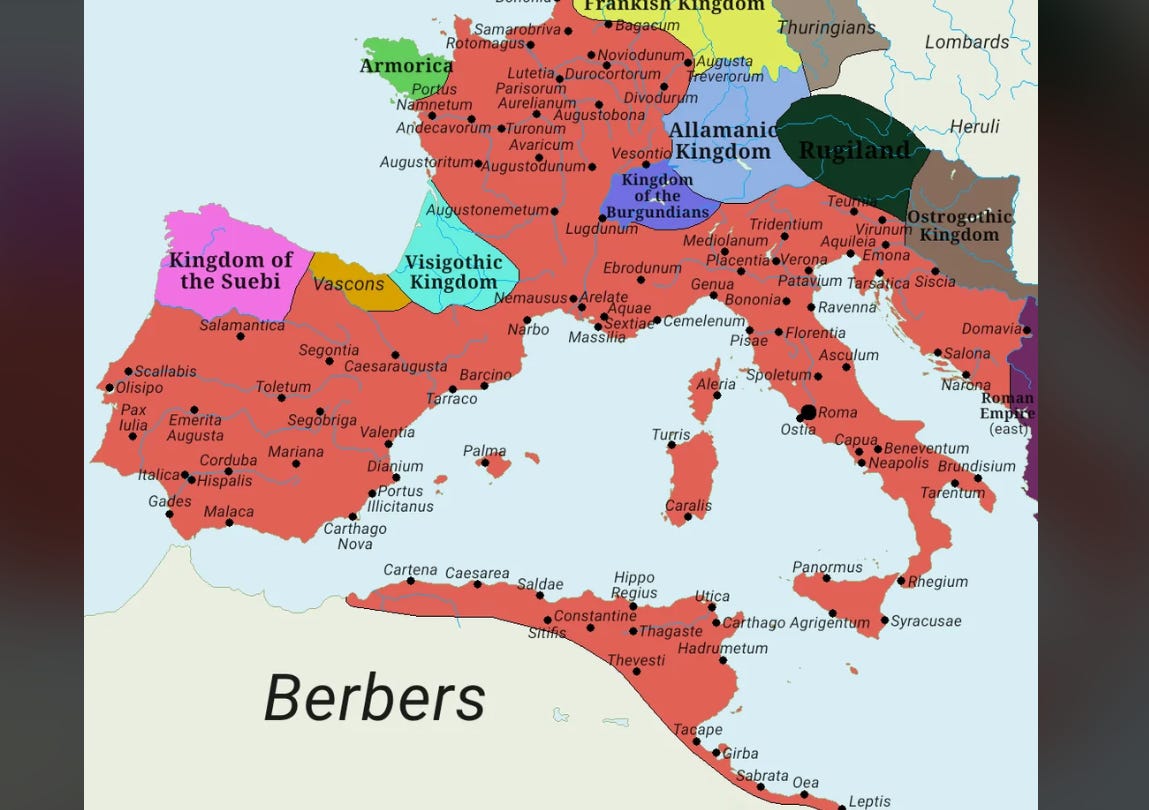 The New Barbarian Masters of the Roman West