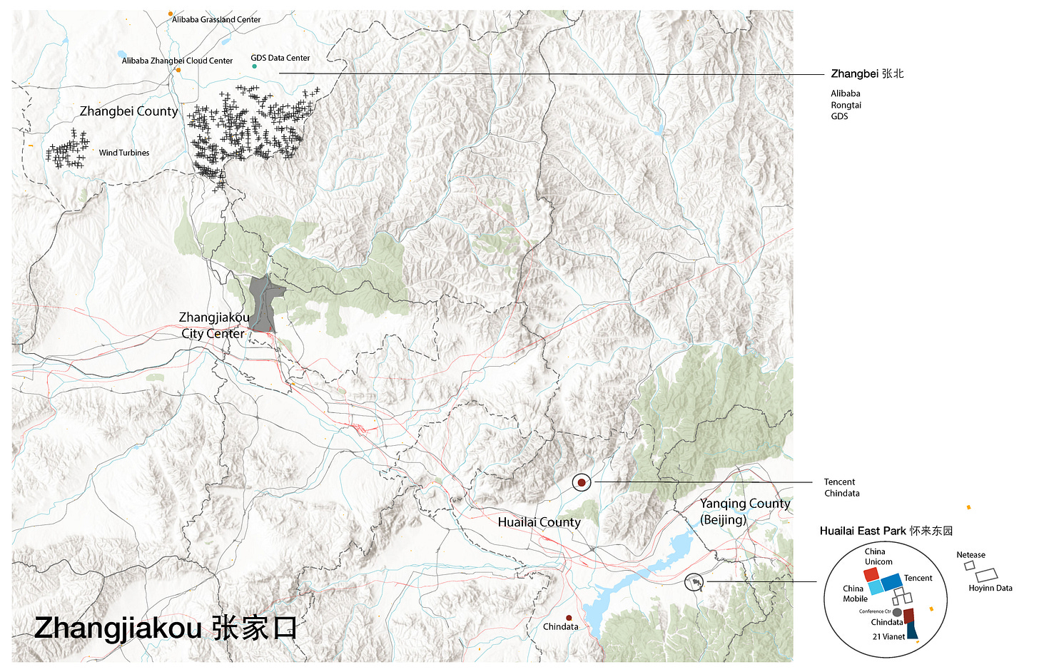 Mapping China's inland data centers - by Andrew Stokols