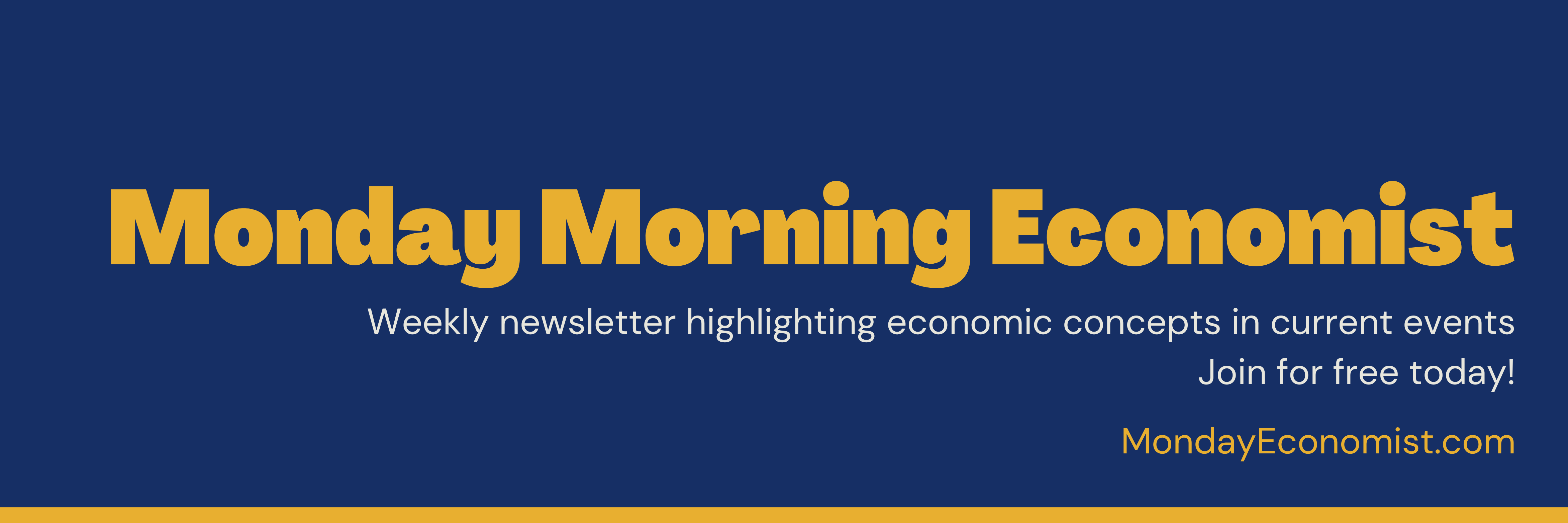 About - Monday Morning Economist