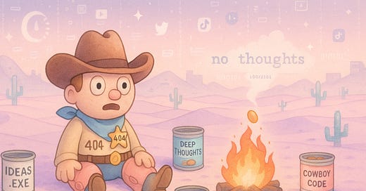 Memetic Analysis: “No Thoughts, Head Empty”