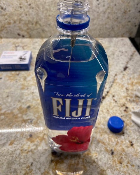 Coke, Pepsi, Evian, Fiji Water, Coconut Water & a Steak under the ...