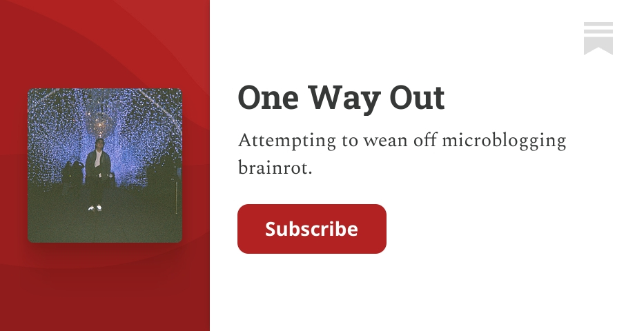One Way Out | Job | Substack