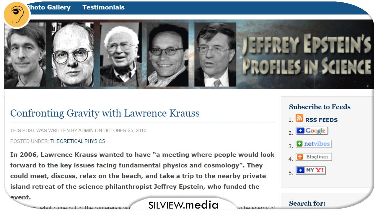 Gravity — “Science’s Greatest Mystery,” Jeffrey Epstein spent millions ...