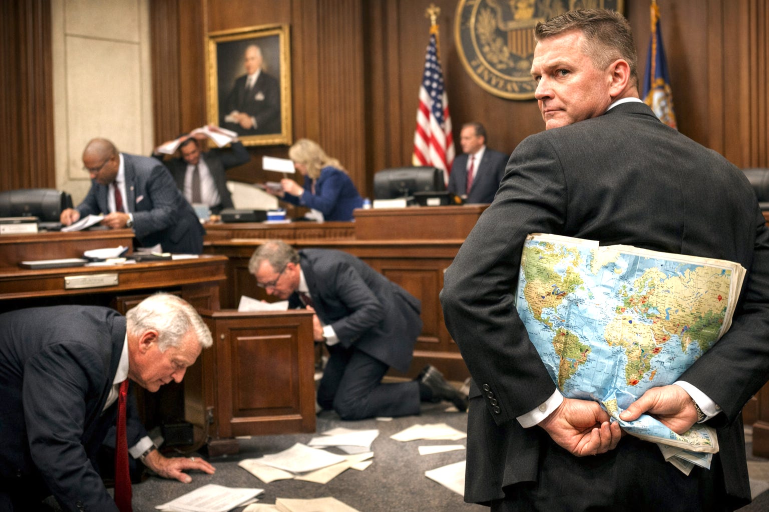 The Pentagon Is Hiding the Map - by Keith Bumgarner