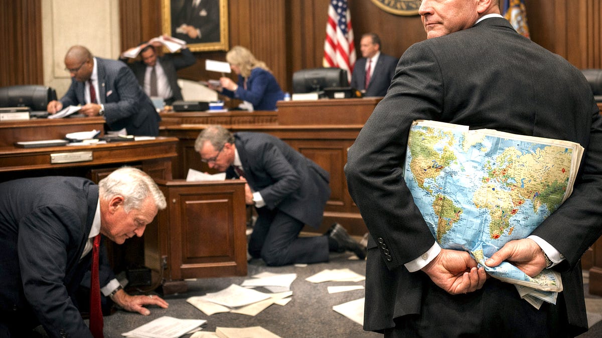 The Pentagon Is Hiding the Map - by Keith Bumgarner