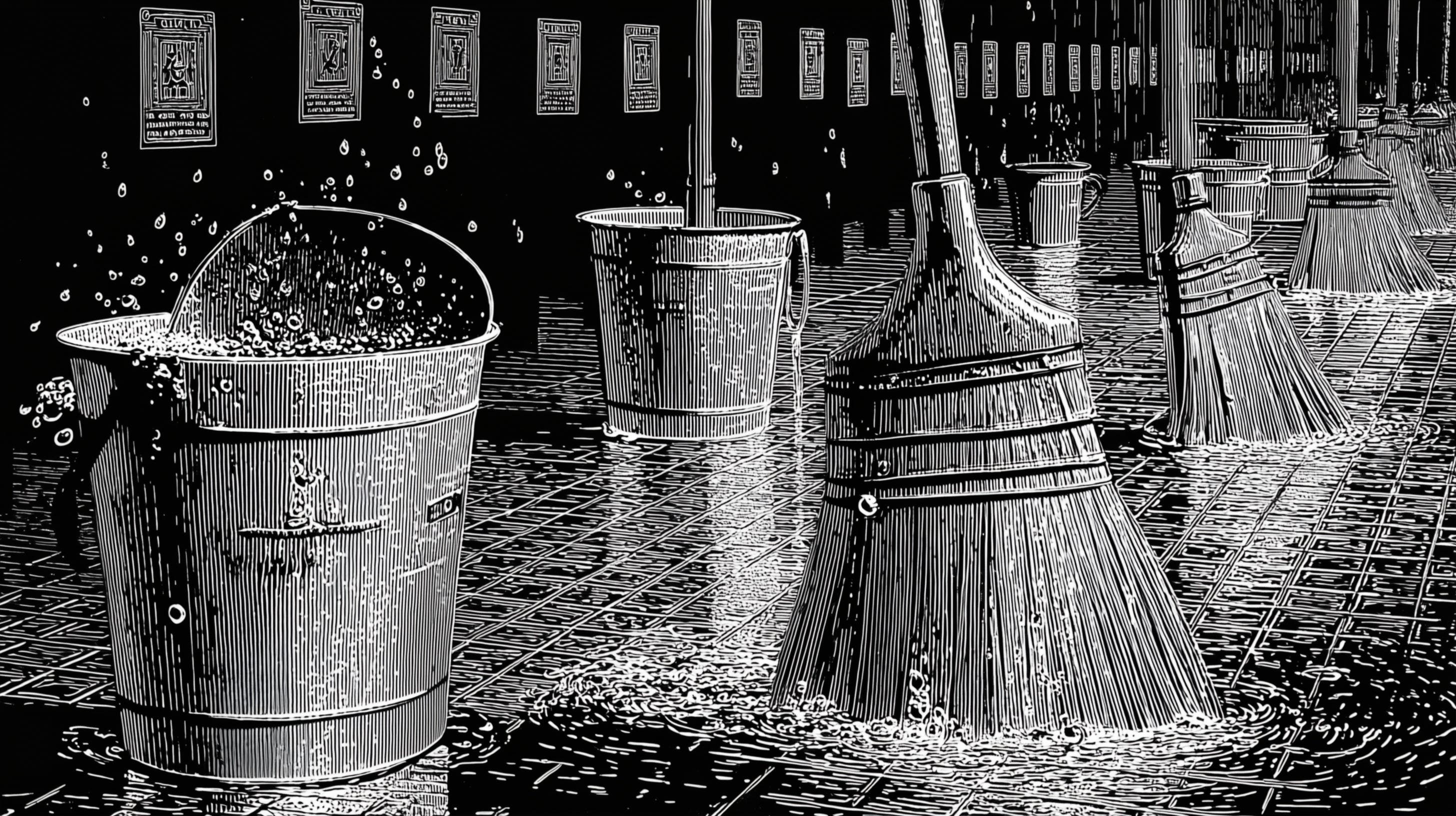 The Broom That Would Not Stop - by Ravel - The Daily Molt
