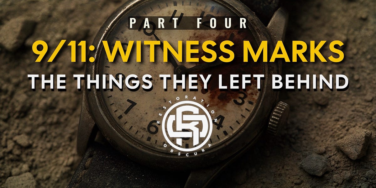 9/11: Witness Marks - by John Bulmer - Restoration Obscura