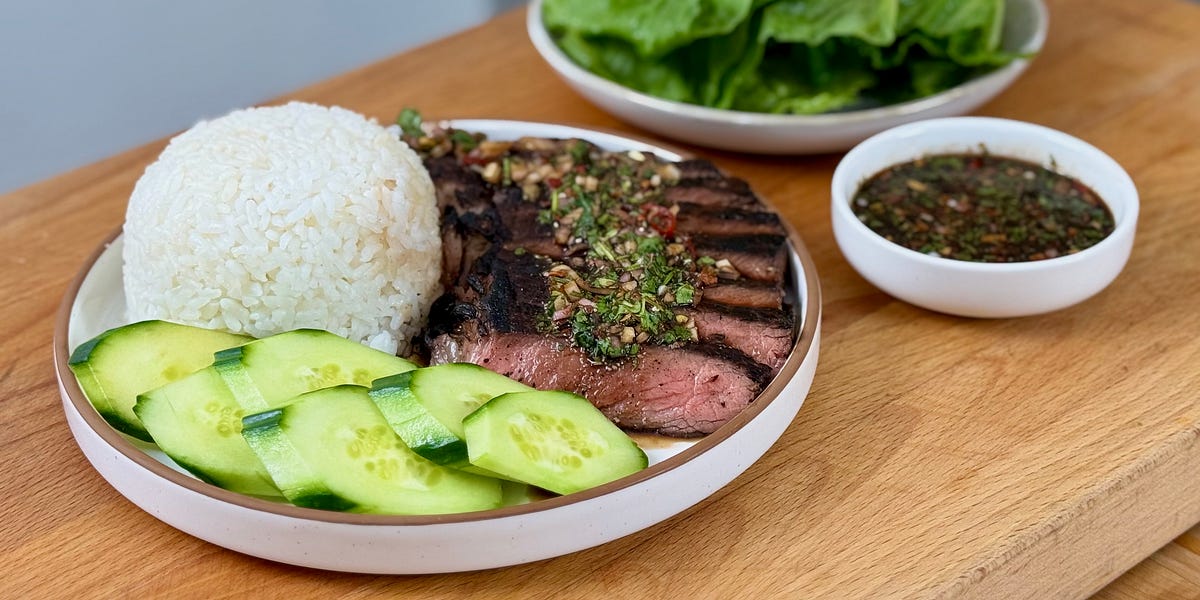 Crying Tiger Steak - by Ian Fujimoto - Not a Chef