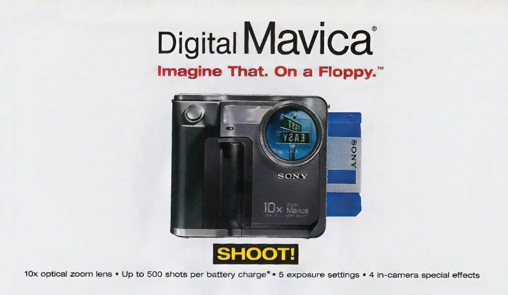 first floppy disk camera