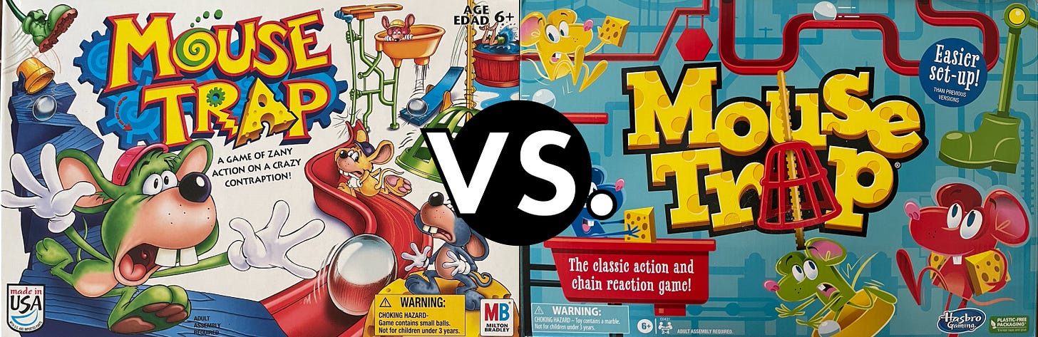 mouse trap hasbro instructions