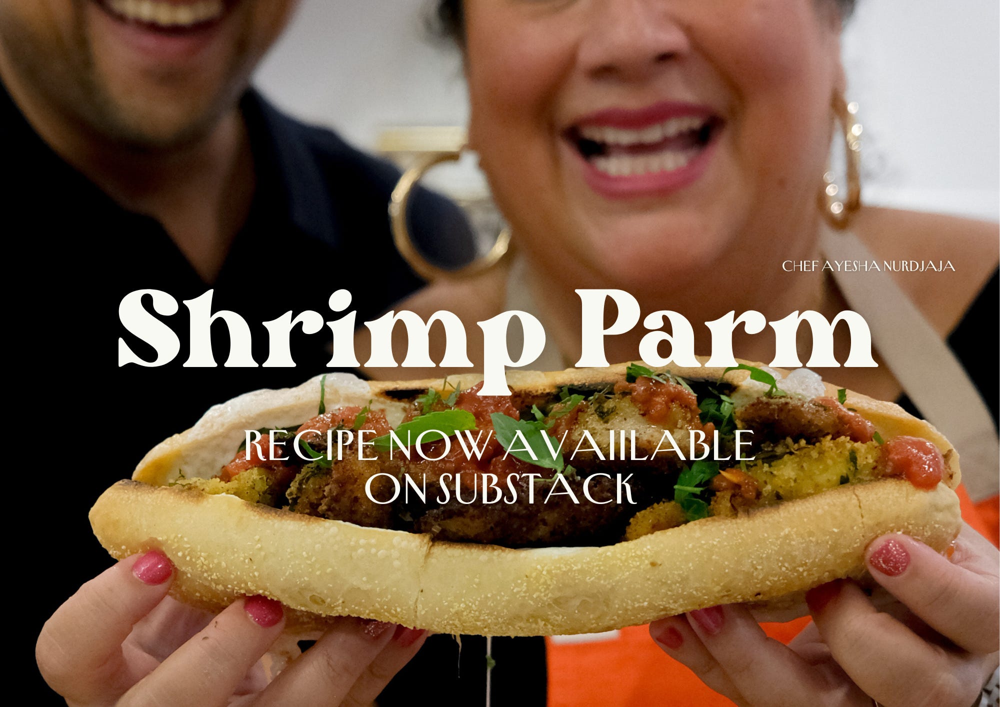 SHRIMP PARM 🍤 🍝 - Rare Bites by Chef Ayesha Nurdjaja