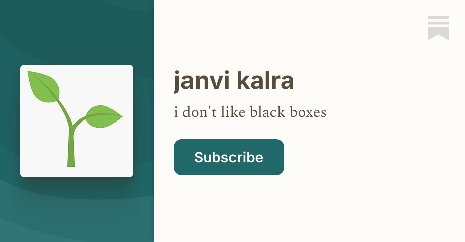 janvi kalra | Substack