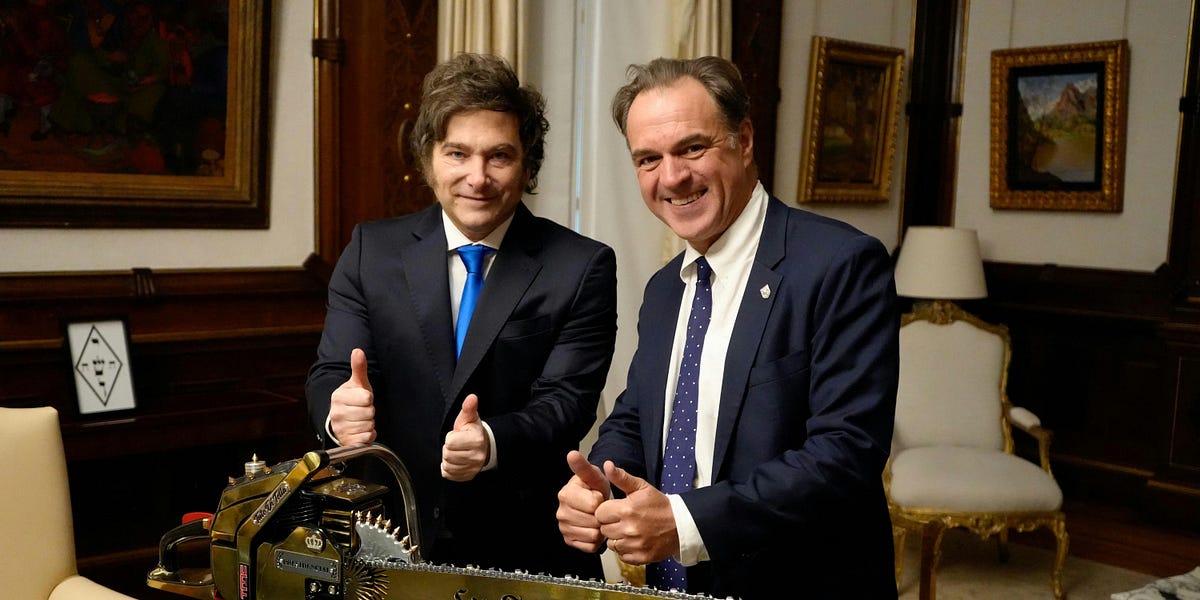 Niall Ferguson Talks to Javier Milei - by Niall Ferguson