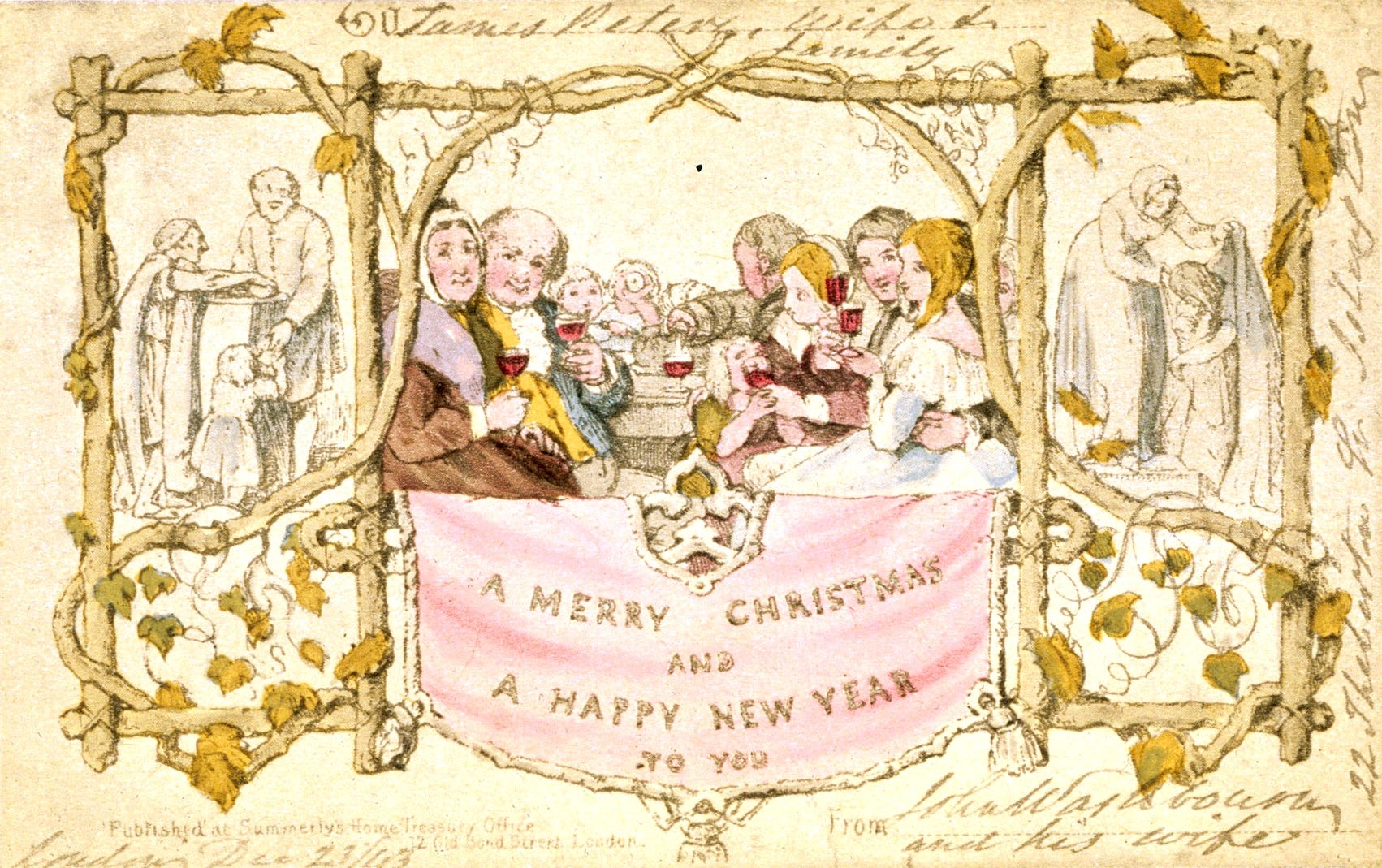 The History of Christmas Cards - by James Lucas