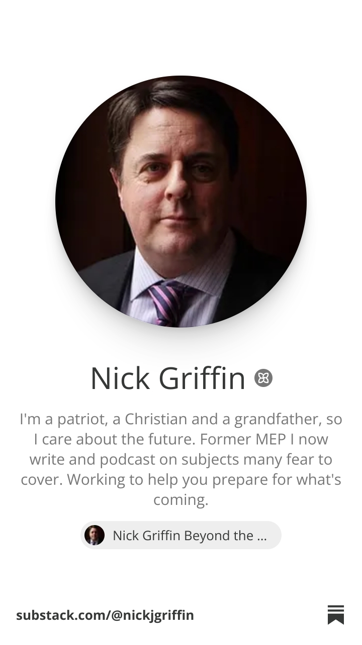 Nick Griffin | Substack