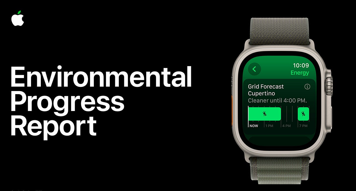 Sustainability Report Spotlight: Apple 2024
