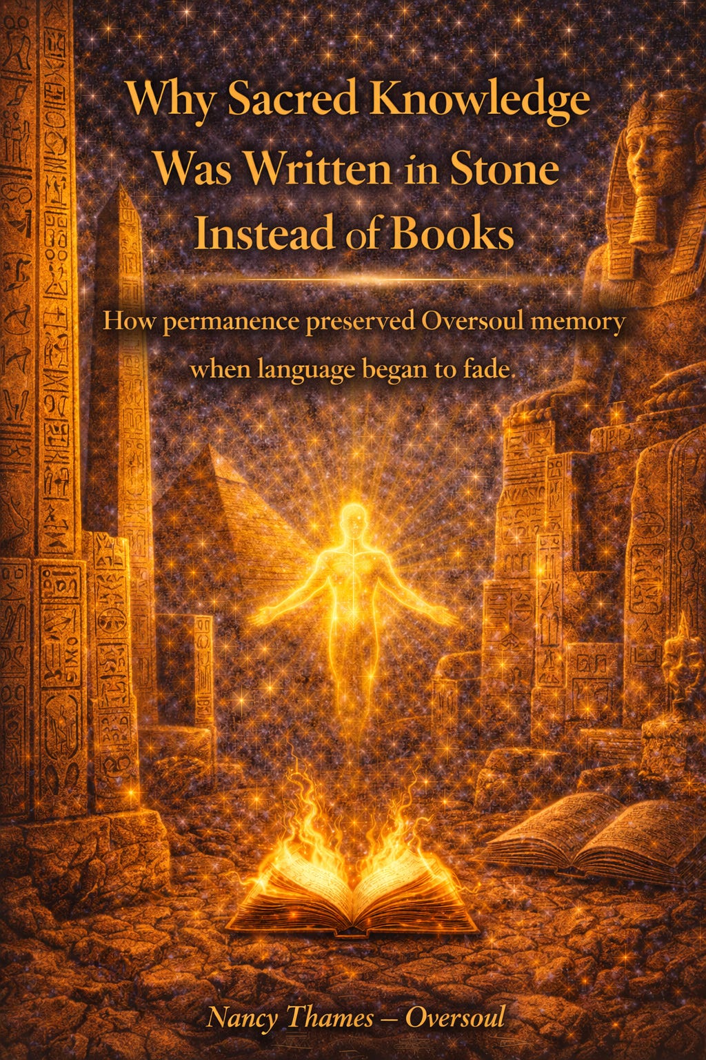 Why Sacred Knowledge Was Written in Stone Instead of Books