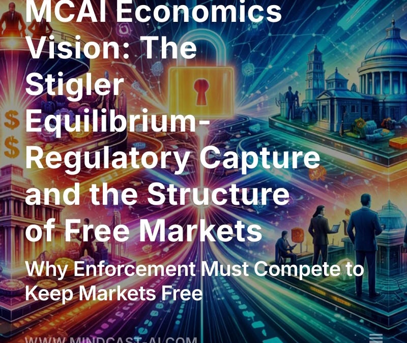 MCAI Economics Vision: The Stigler Equilibrium- Regulatory Capture and ...