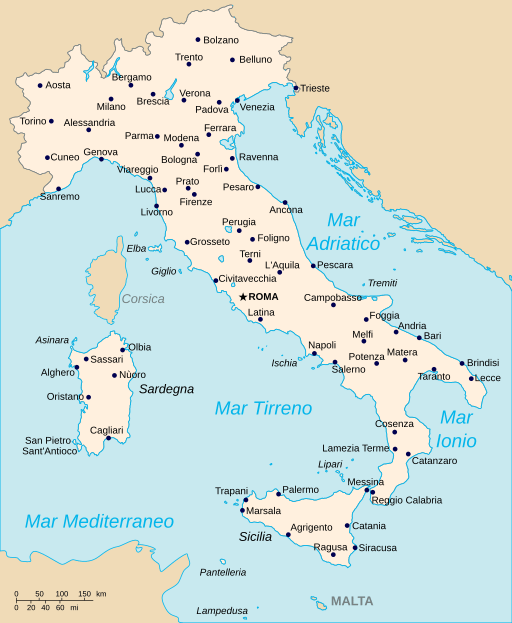 Italian Regions Provinces