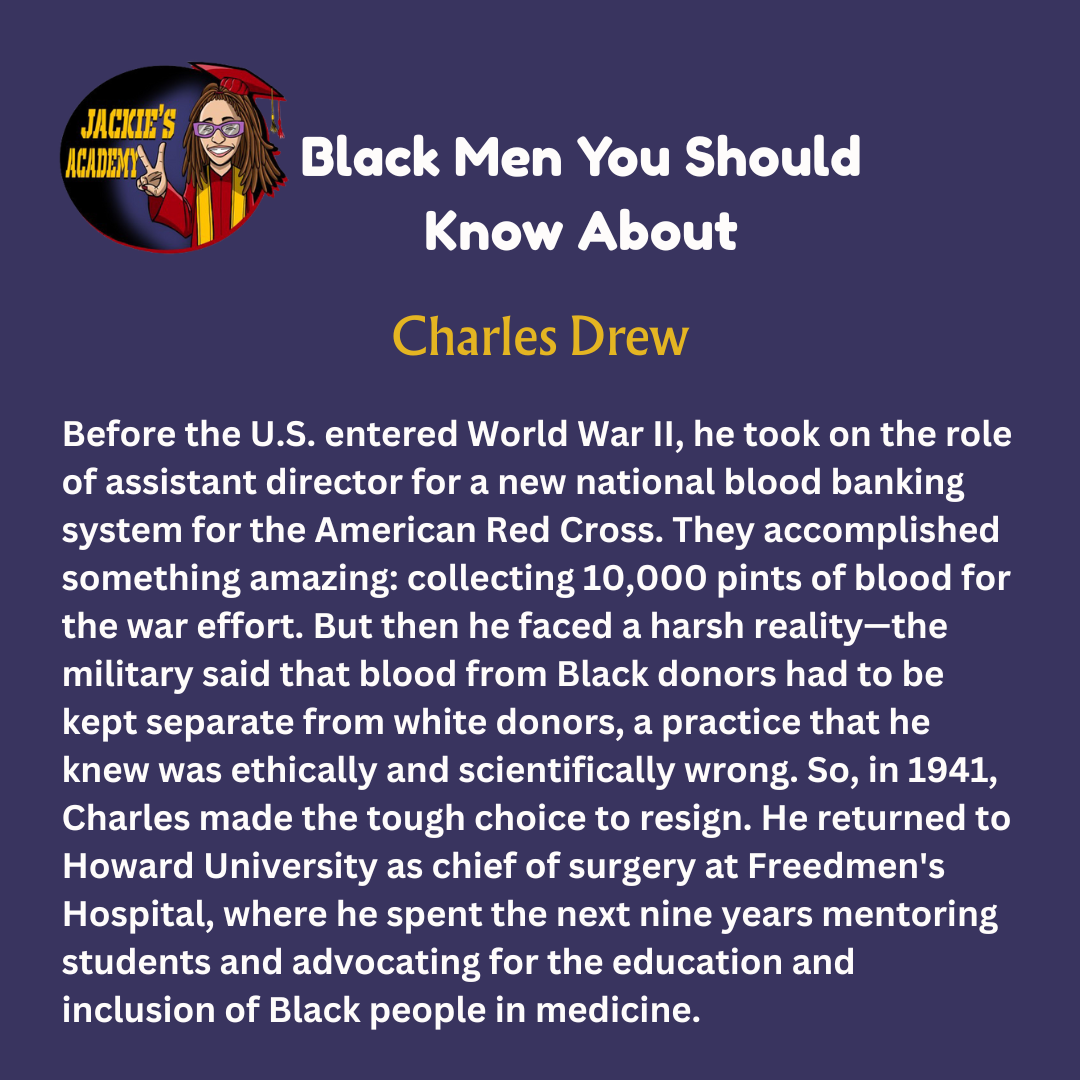 Black Men That You Should Know About: Charles Drew