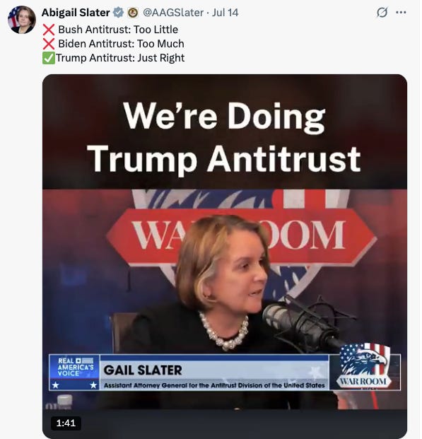 Trump Antitrust Chief Ousted by Ticketmaster Lobbyist as Populist Right ...