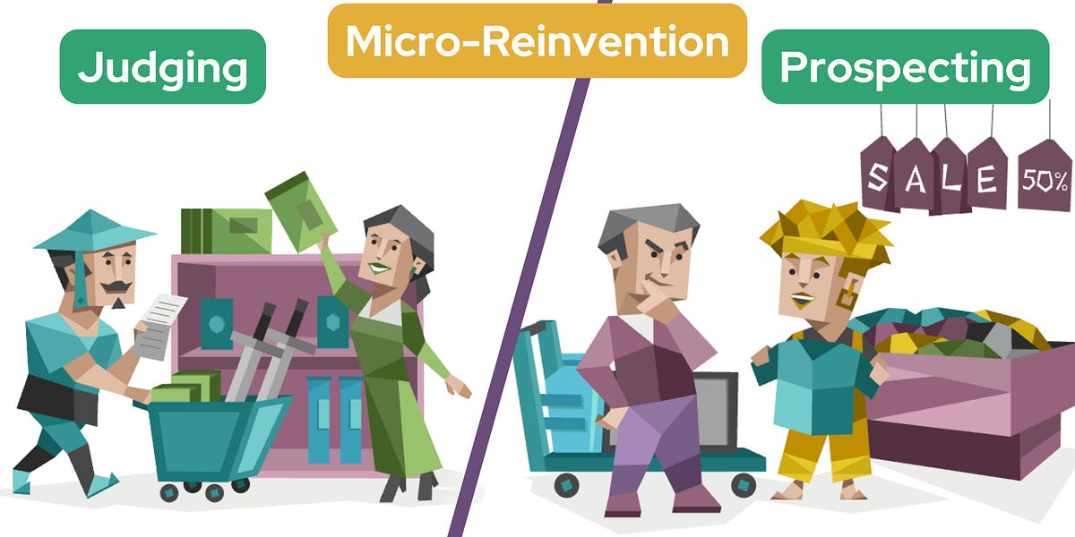 How Judging and Prospecting Personalities Approach Reinvention Differently