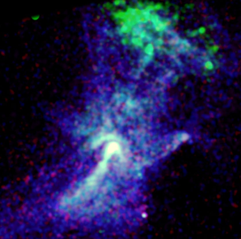 How a dead star carved the “Hand of God” in space