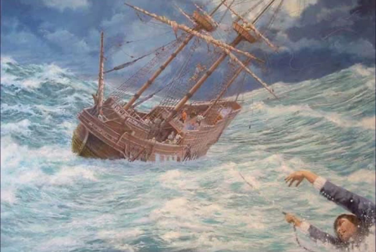 The Man Who Fell from the Mayflower