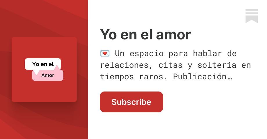 Yo en el amor | Substack