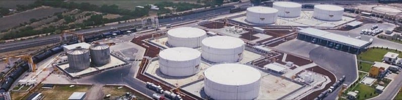 Terminales de almacenamiento de combustible en México