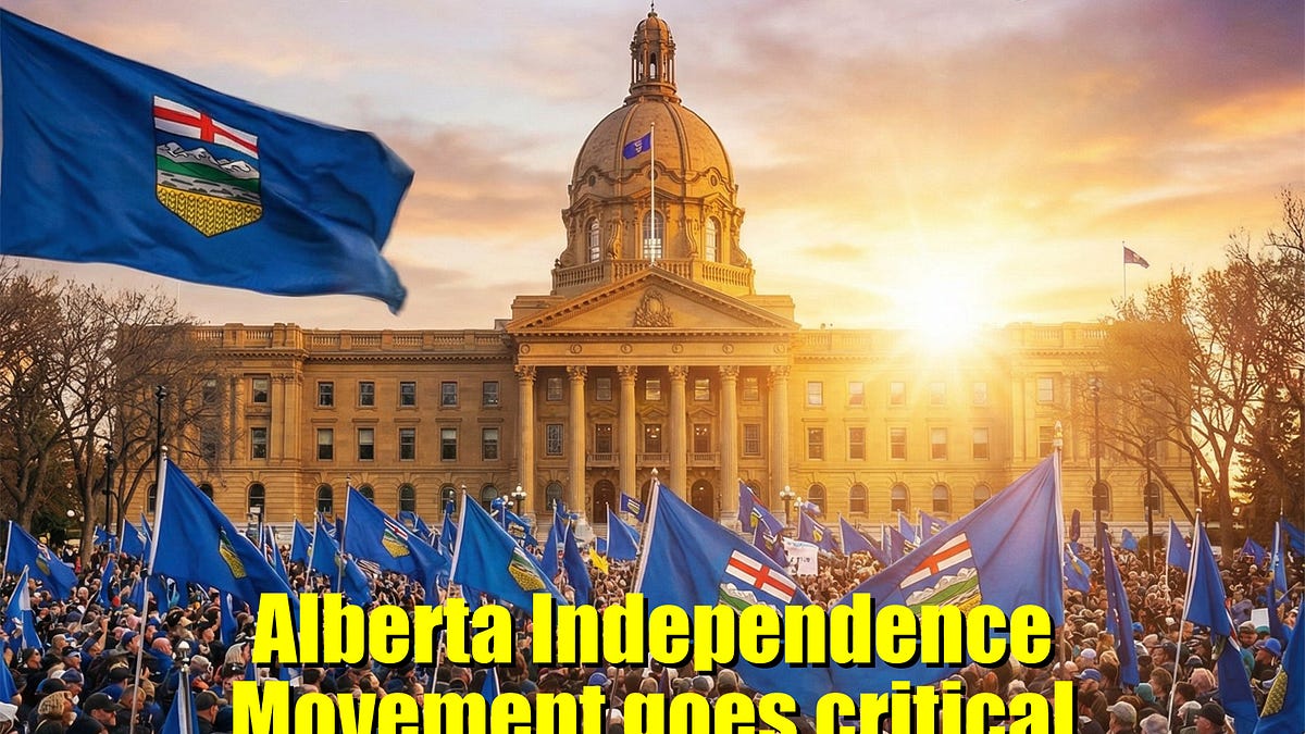 Breakup of Canada: Alberta Independence Movement goes critical