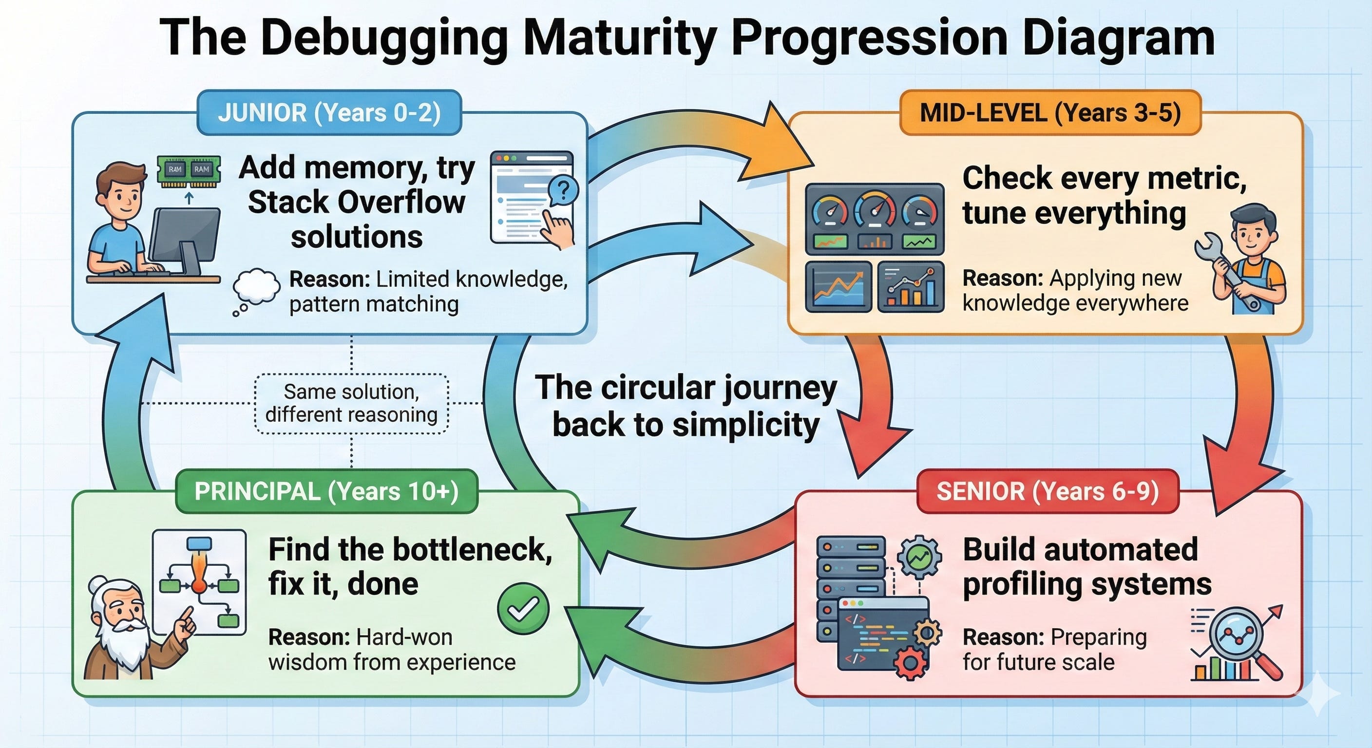 The Databricks Debugging Maturity Ladder: Junior to Principal
