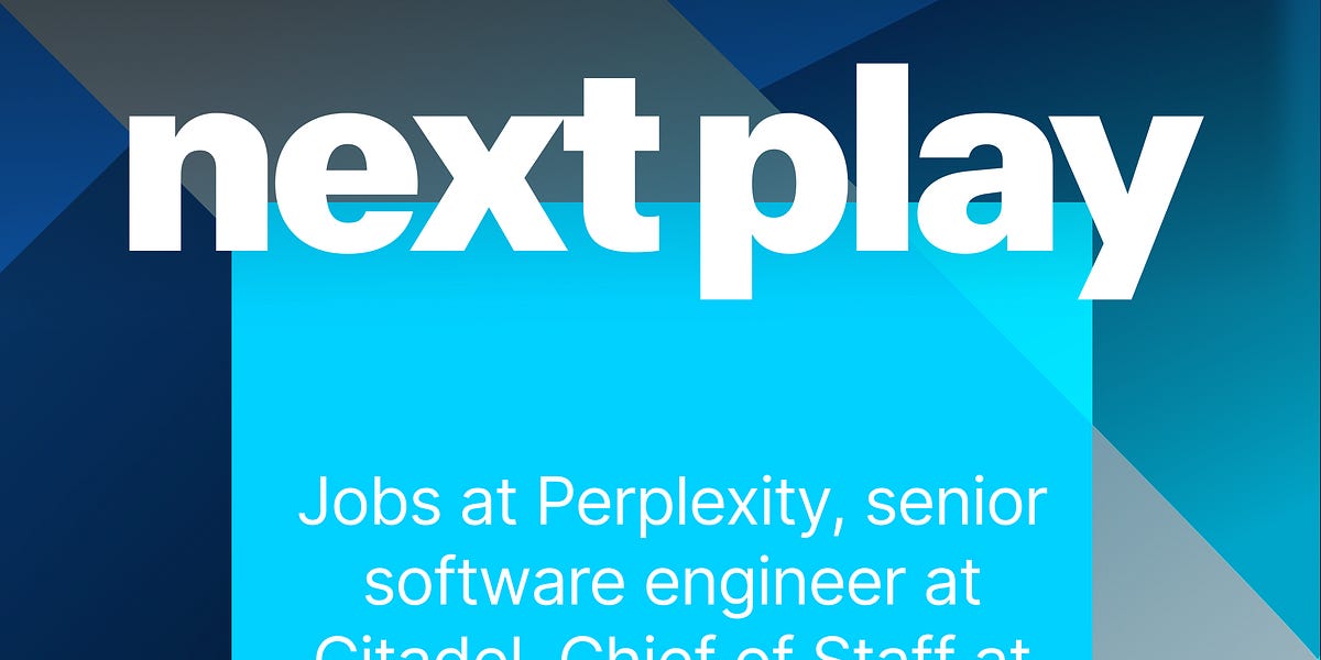 Jobs at Perplexity, senior software engineer at Citadel, Chief of Staff at Profound