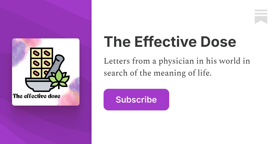 The Effective Dose | Emma Medic | Substack