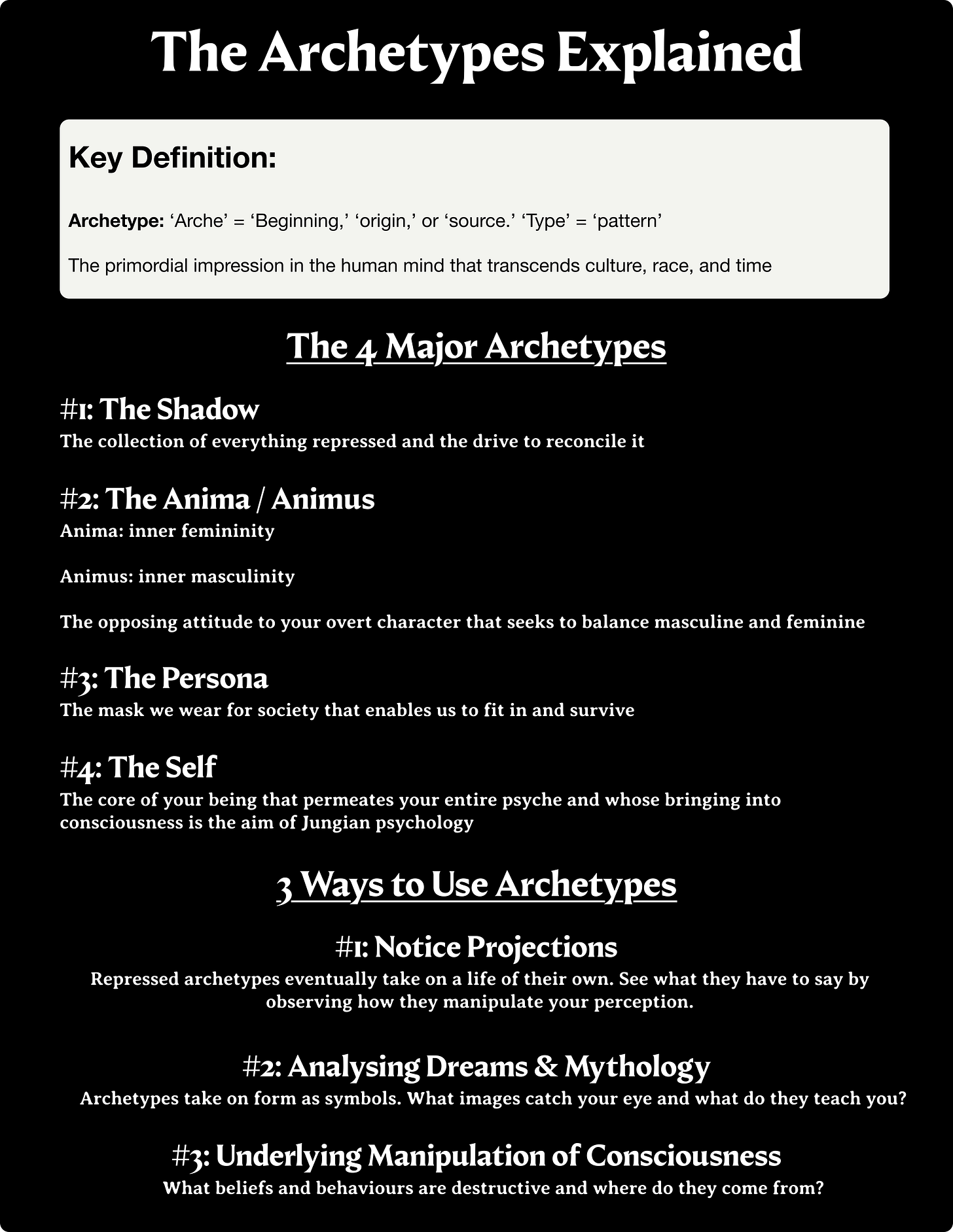 Carl Jung's Archetypes Explained - by Rowan Davis