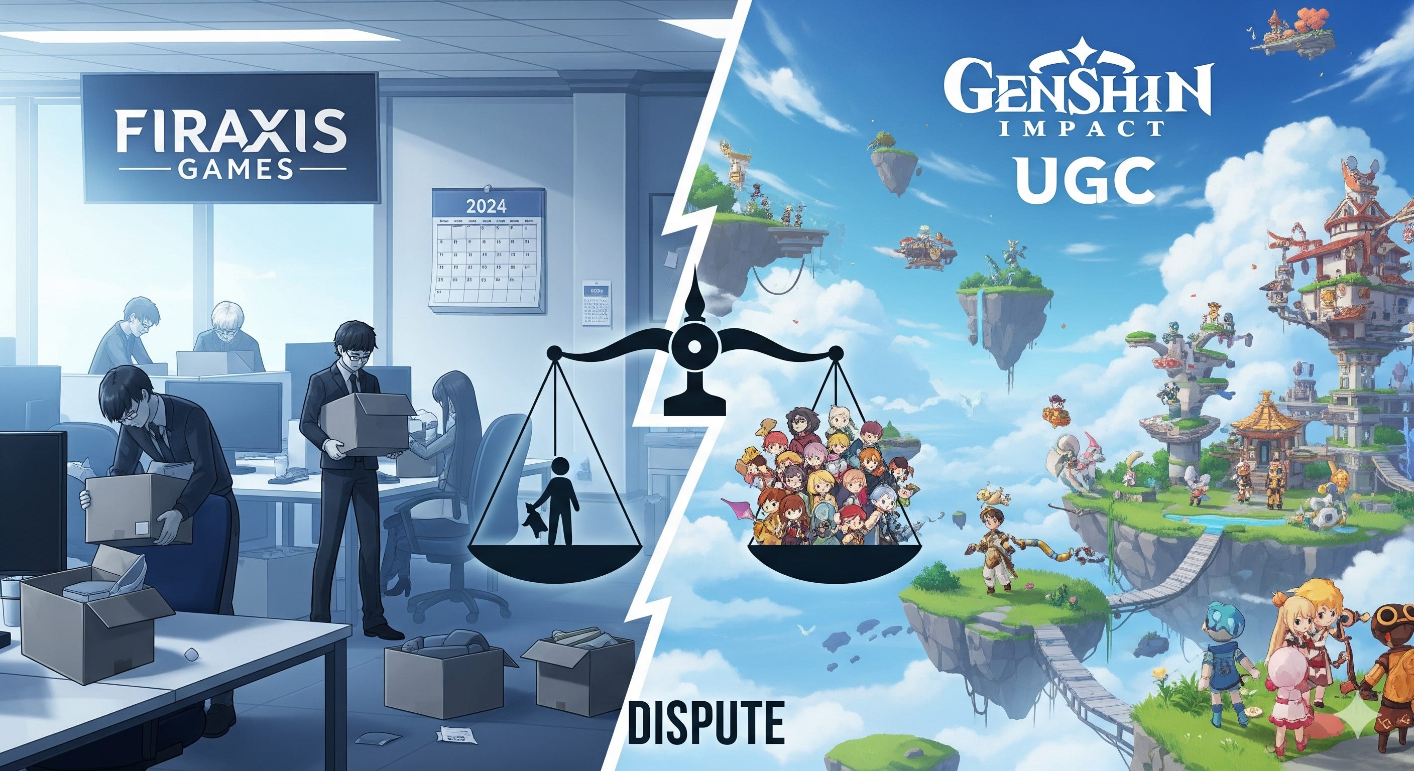 週報Vol. 24：從 Firaxis 裁員到《原神》的 UGC 宇宙，一窺遊戲產業的模式之爭