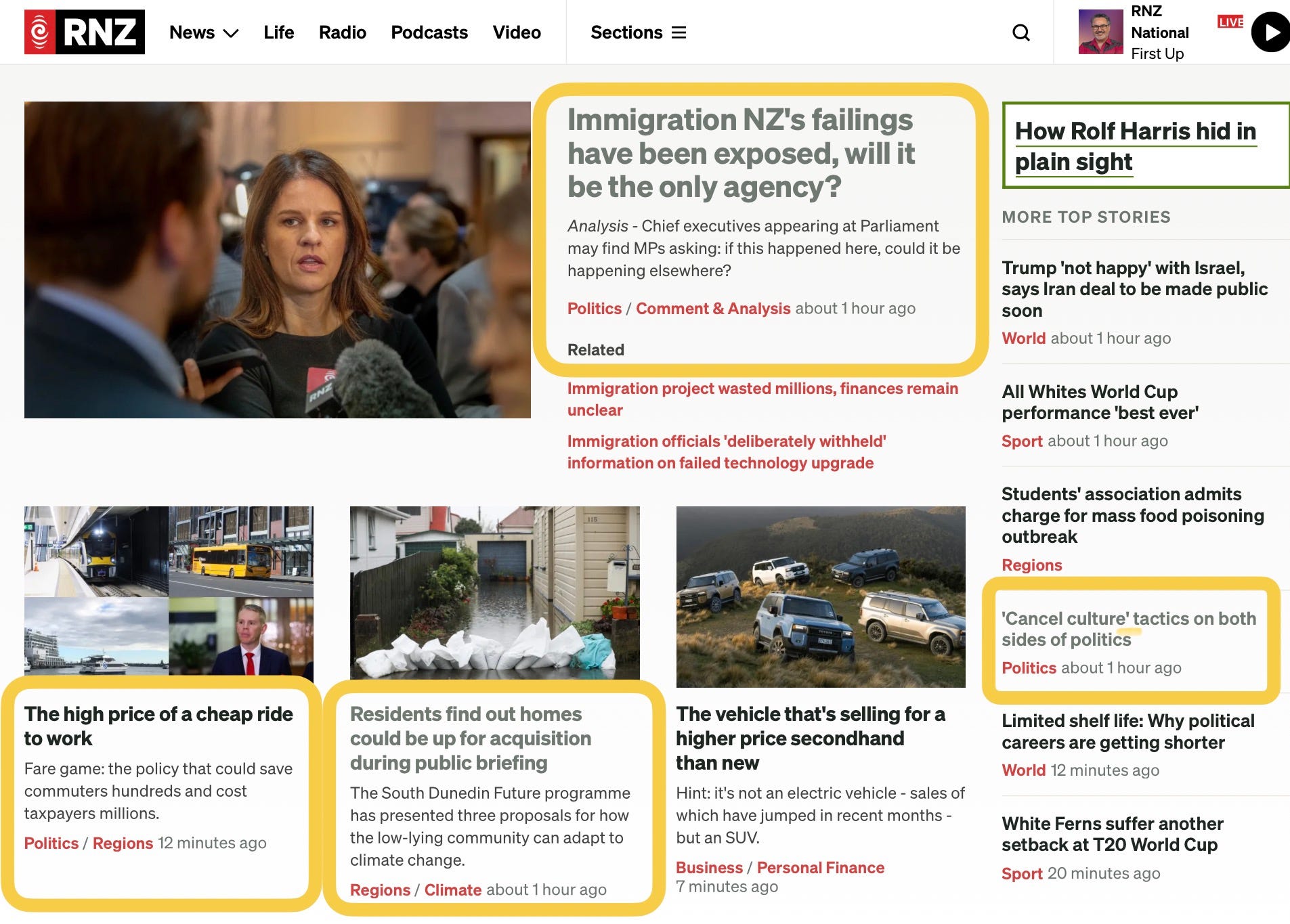 Wednesday's Early Bird: Scoops, my Picks n' Mixes & Front Pages