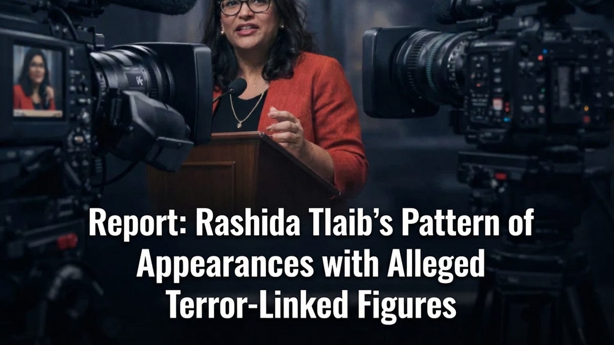 Report: Rashida Tlaib’s Pattern of Appearances with Alleged Terror ...