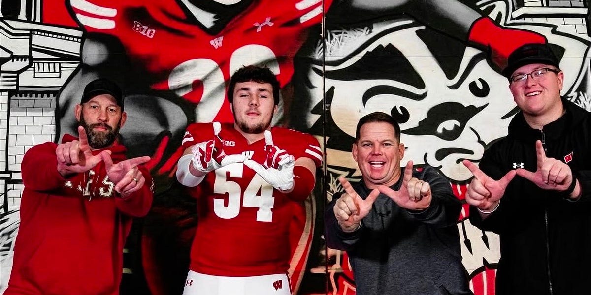 Wisconsin football lands commitment from 2026 OL Brady Bekkenhuis